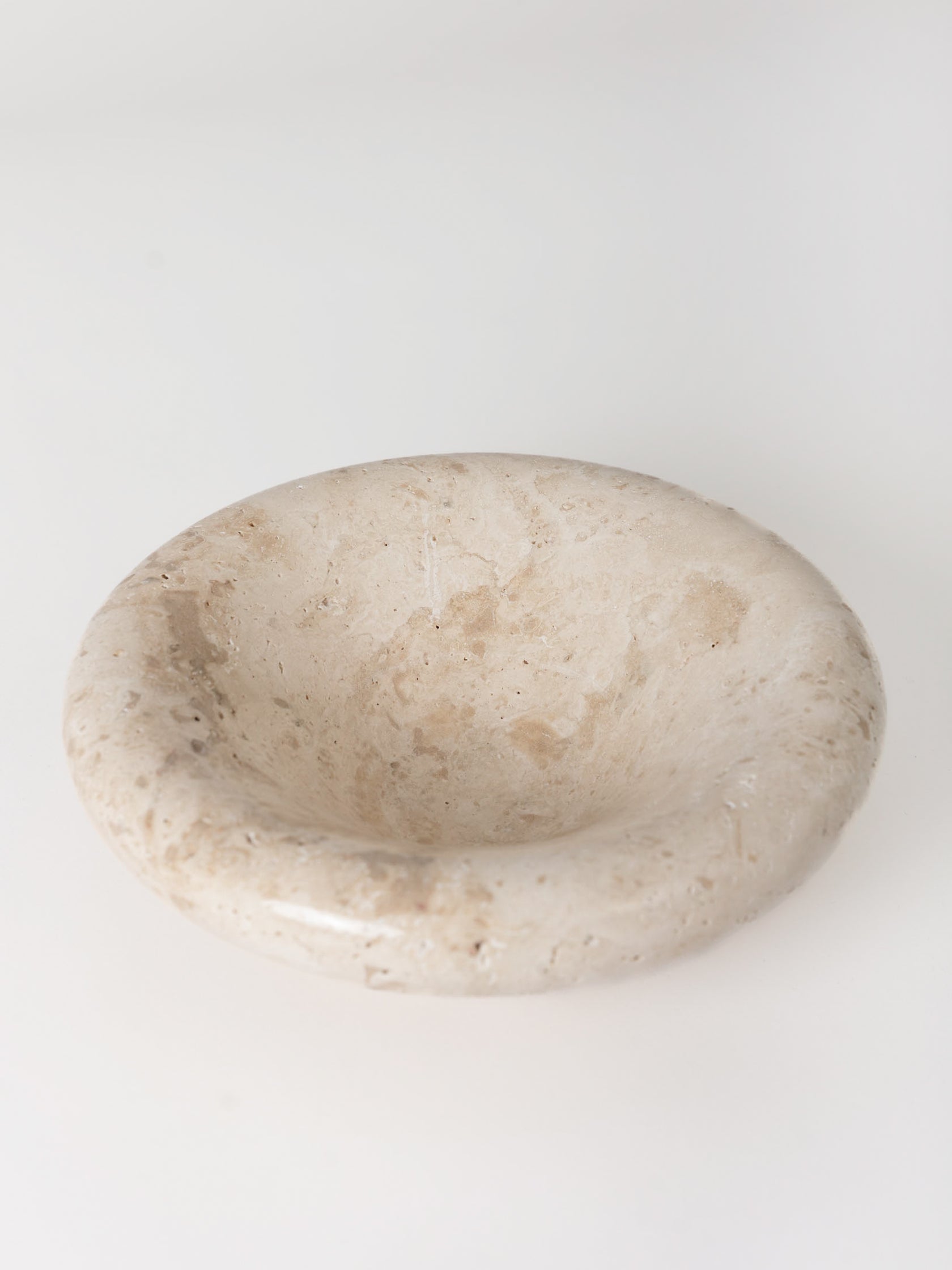 Medium Rounded Bowl, Yellow Travertine Marble – Devon Liedtke