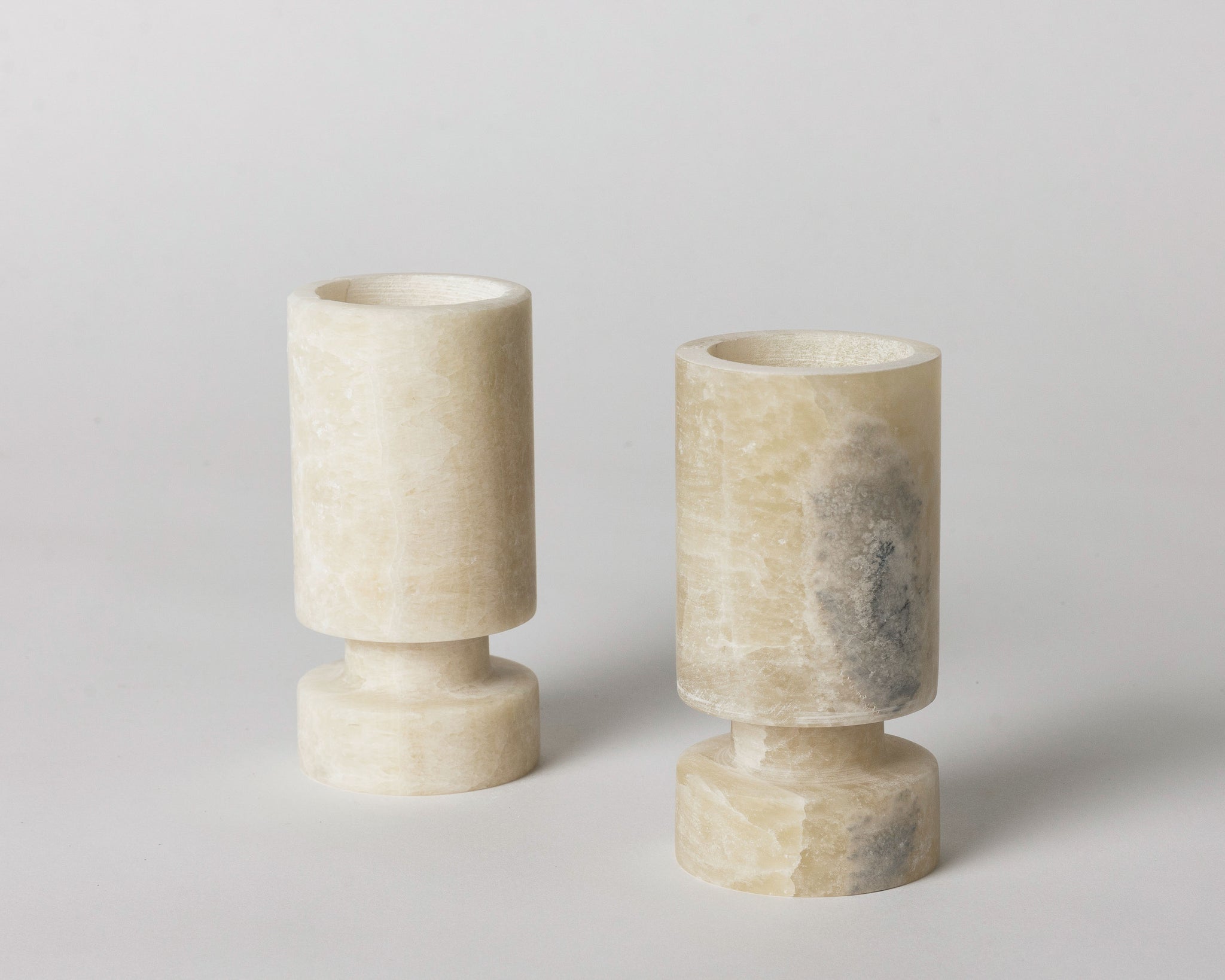 Vase/Candle Holder, Onyx Marble – Devon Liedtke